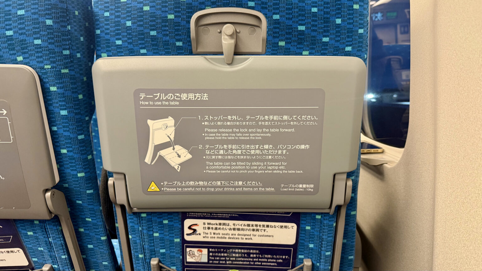 東海道新幹線のS Work Pシートに乗ってみた | mozlog